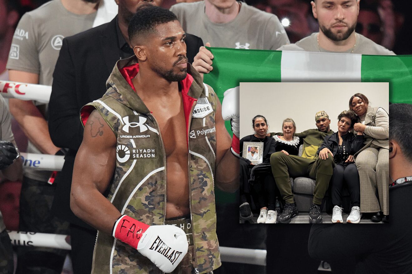 La promesa de Anthony Joshua después de salvar su vida y perder a sus ...