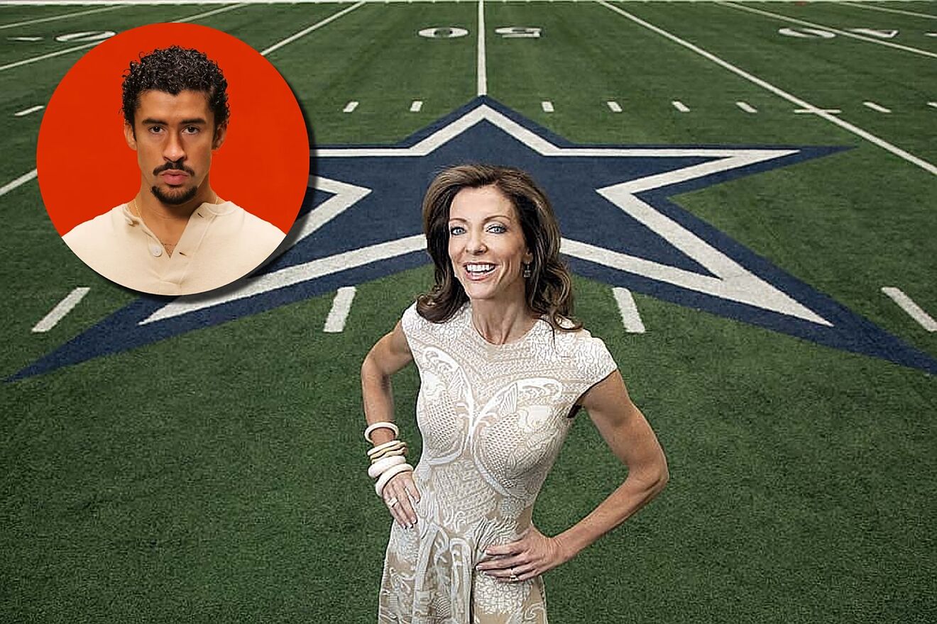 La hija de Jerry Jones defiende la elección de Bad Bunny para el show del Super Bowl: "Va a ser ...