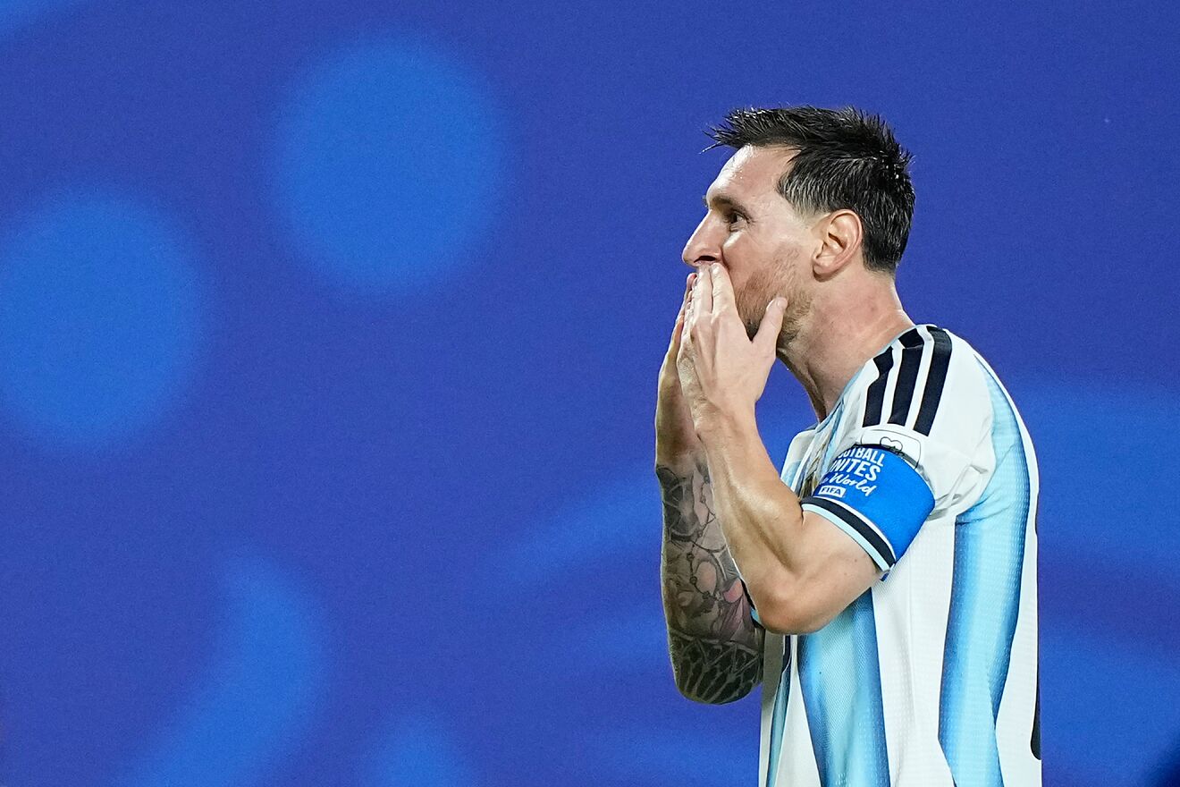 Lionel Messi reveló por qué lloró tras su primer gol ante Argelia ...