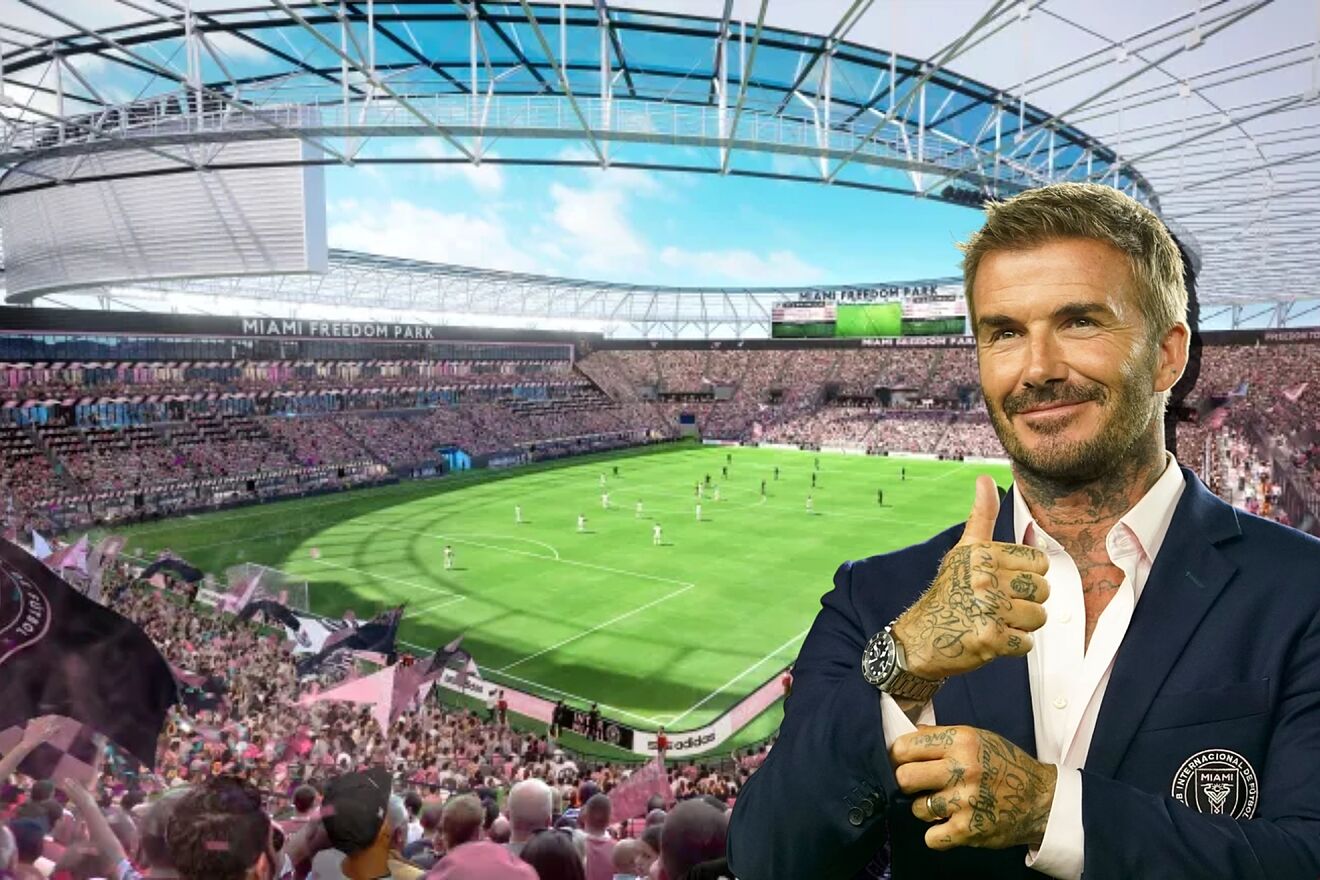 David Beckham muestra desde dentro cómo será el Miami Freedom Park, el ...