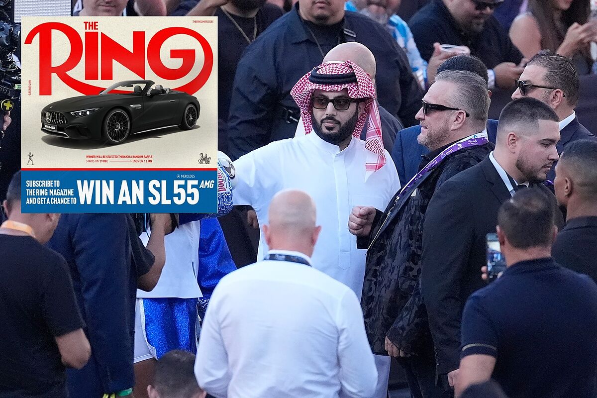 Turki Alalshikh premia a los suscriptores de The Ring Magazine con el ...